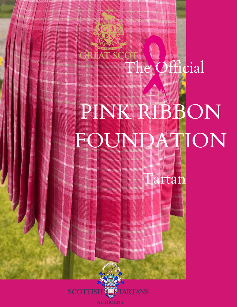 Hostess Kilt, Short Lengths (Curaidh - The Official Pink Ribbon Tartan ...