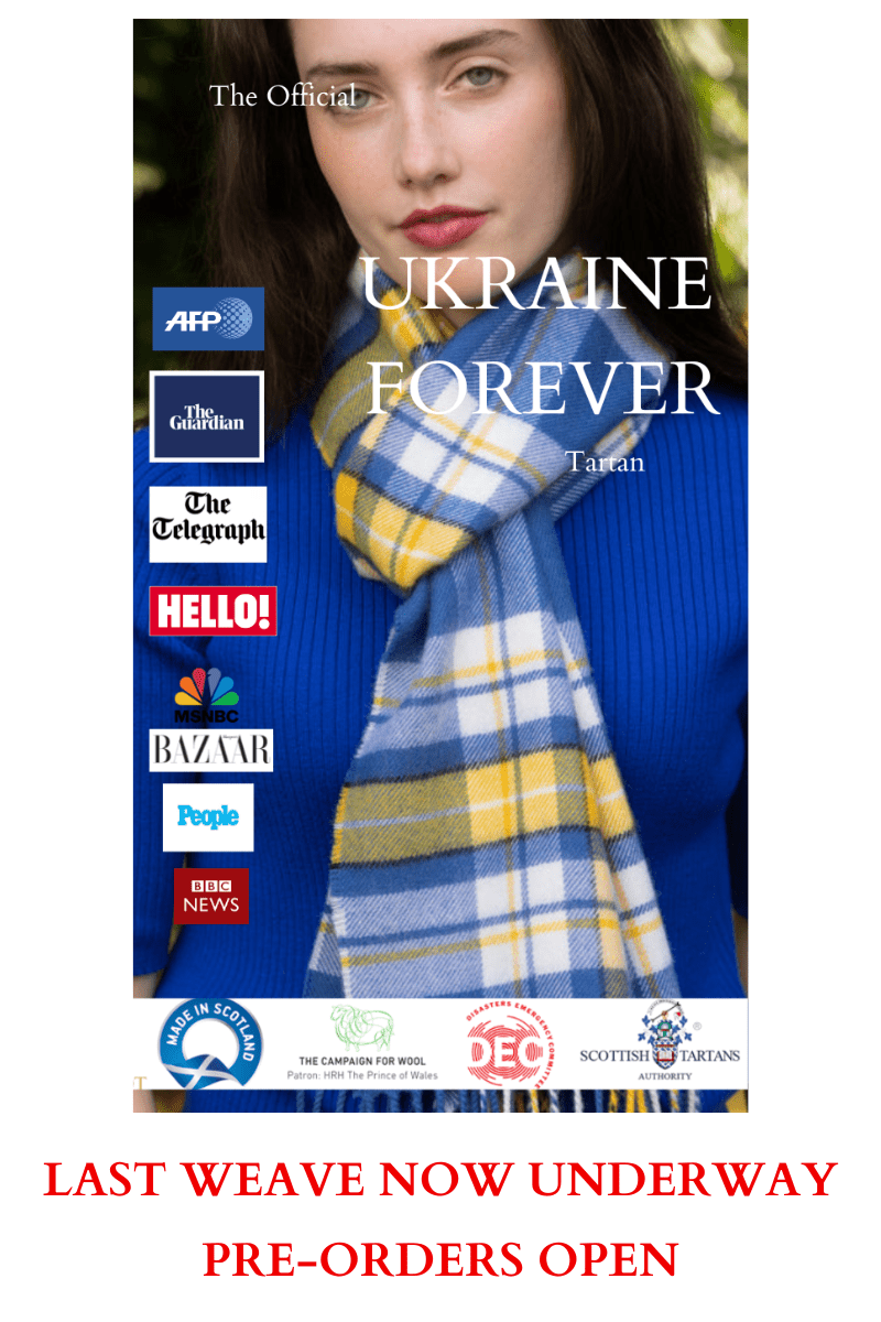 Fine Lambswool Scarf (Ukraine Forever Tartan) – Great Scot