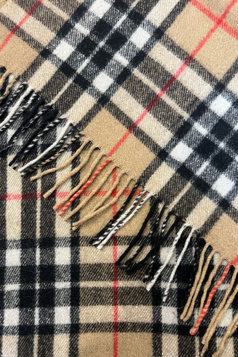 Luxury Oversized Scarf (Thomson, Camel) | Extra Warmth – Great Scot