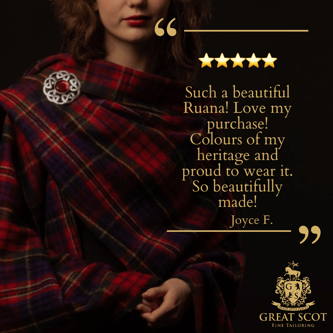 Highlander Ruana (Maple Leaf) | Extra Warmth – Great Scot