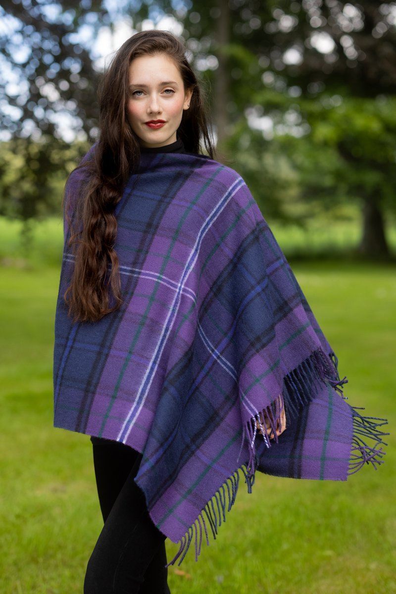 Tartan Poncho (Scotland Forever) EXTRA WARMTH – Great Scot